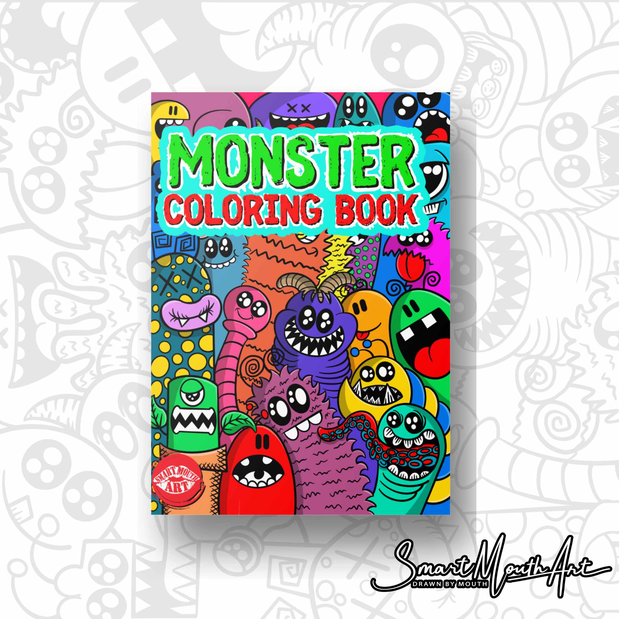 MONSTER Coloring Book For Kids – Move Mobility