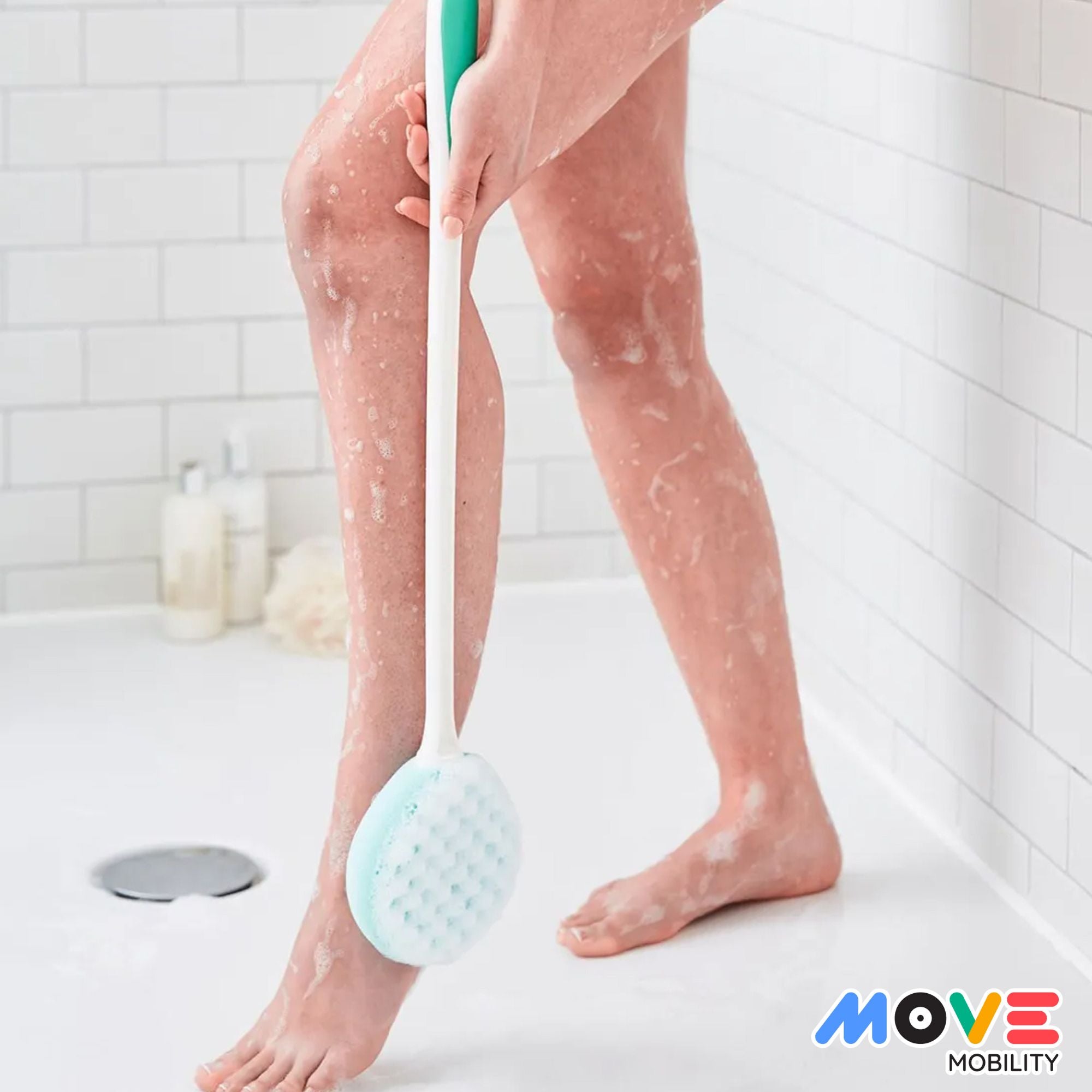 Buy Comfi Grip Buff Sponge Long Handle Sponge | Move Mobility